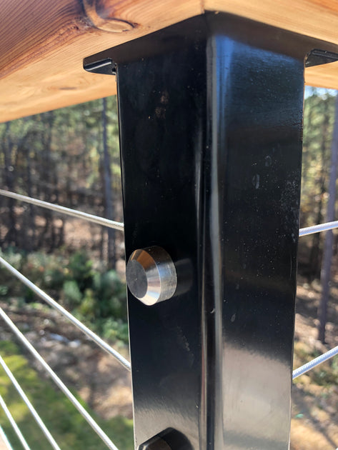 Swage Threaded Terminal with Stainless Steel Cap and Washer Nut
